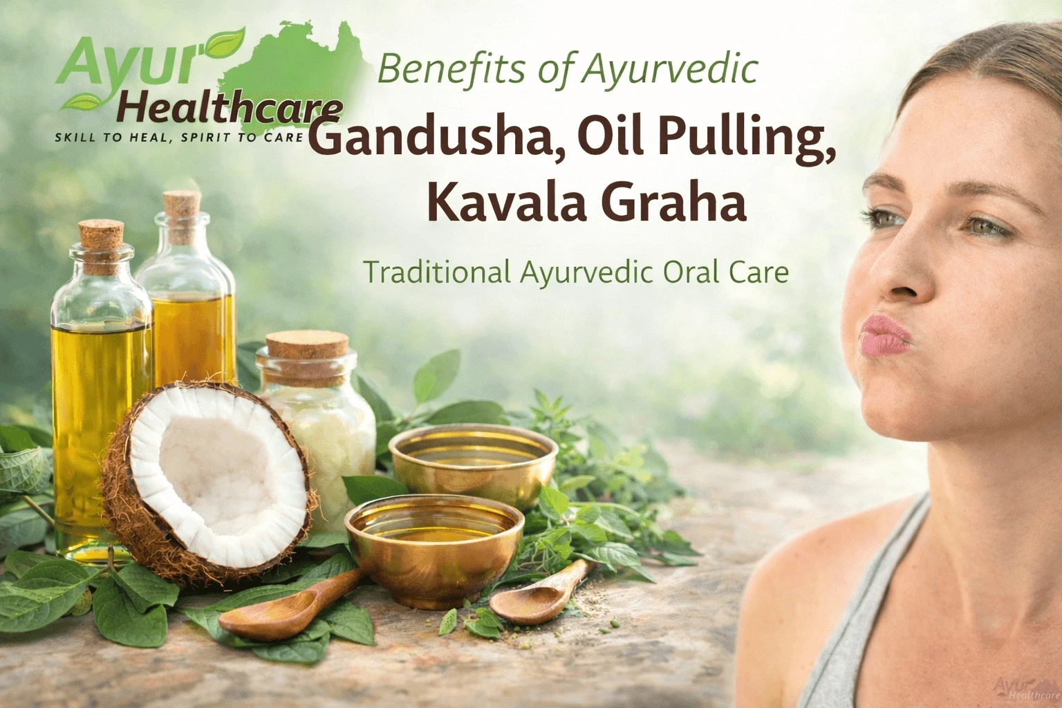 Benefits of Ayurvedic Gandusha/ Oil Pulling / Kavala Graha - Ayur ...
